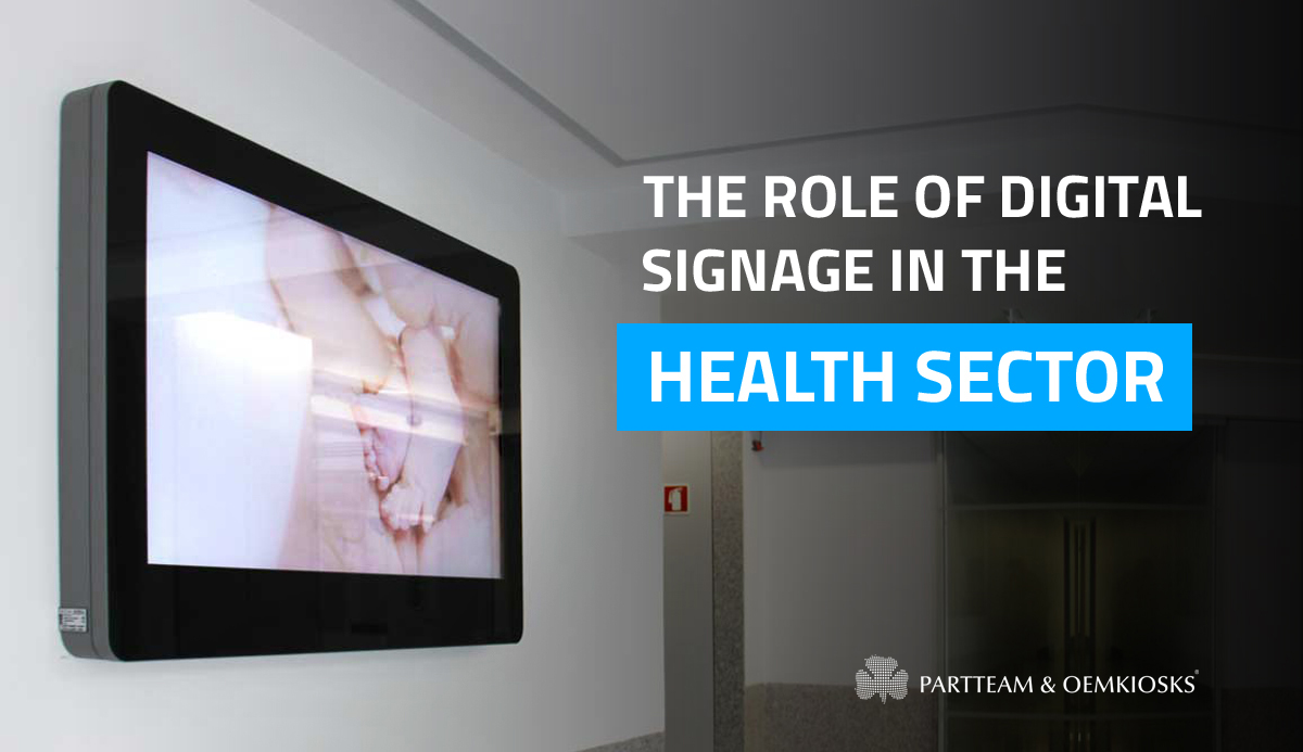 How digital signage can benefit the health sector | PARTTEAM ...